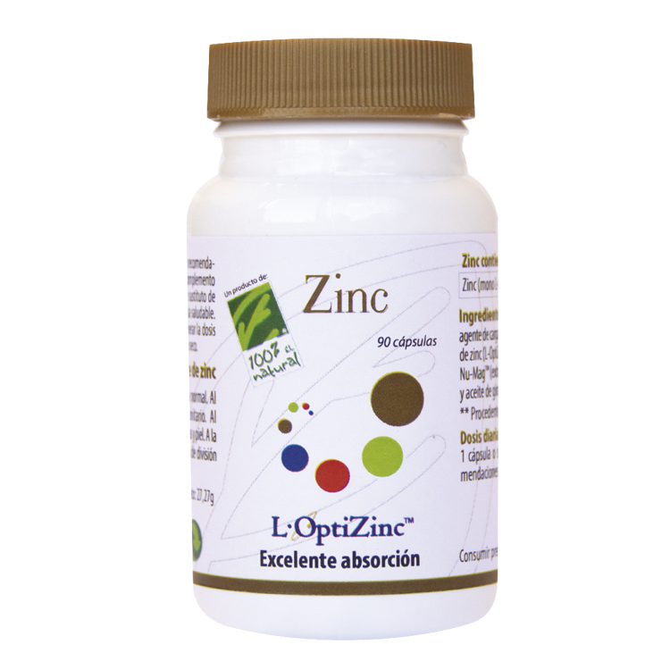 Zinc (20 Mg/ 90 Cápsulas)